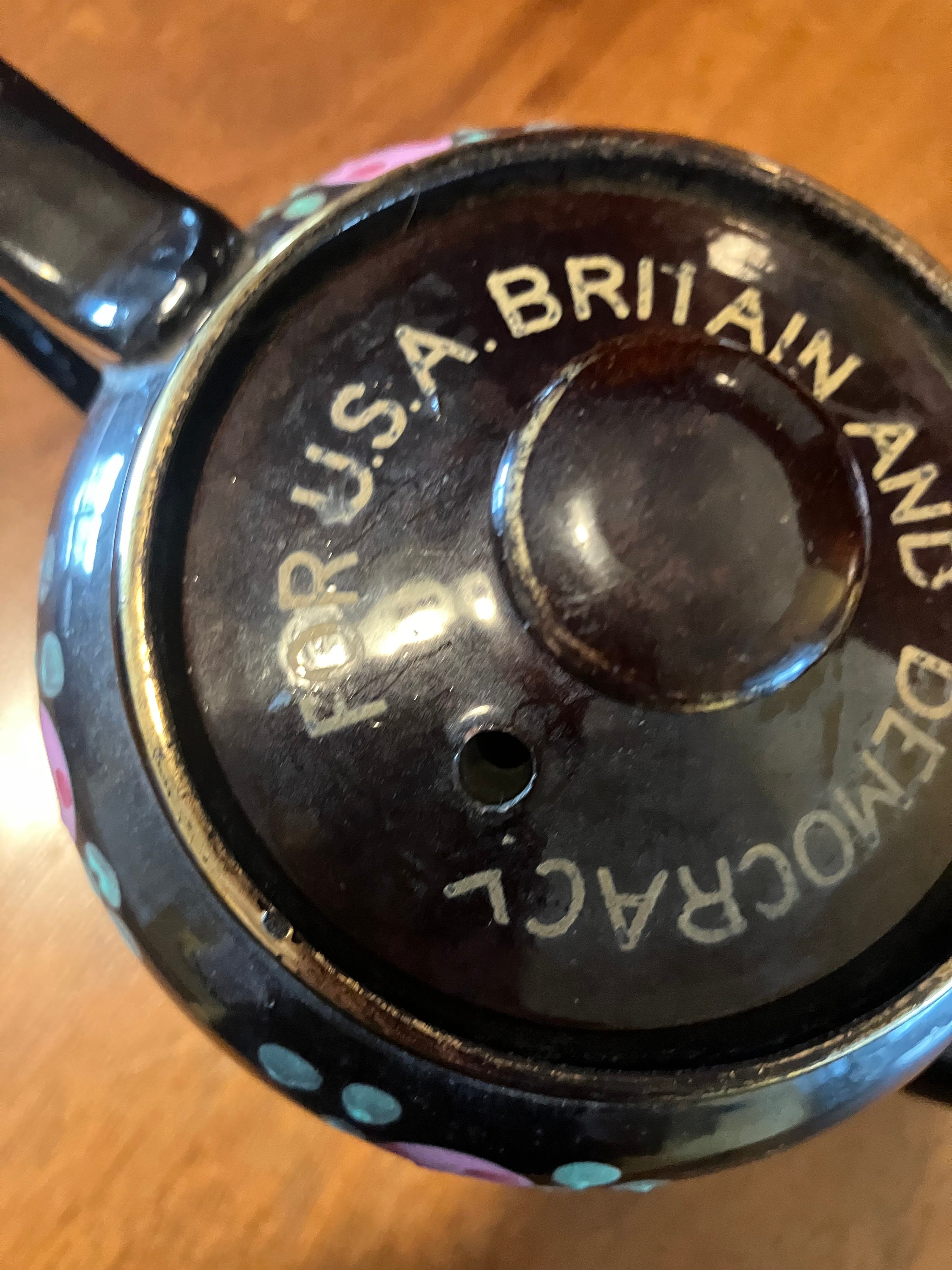 Antique Rare World War II Teapot Made in England Escorted to US by the ...