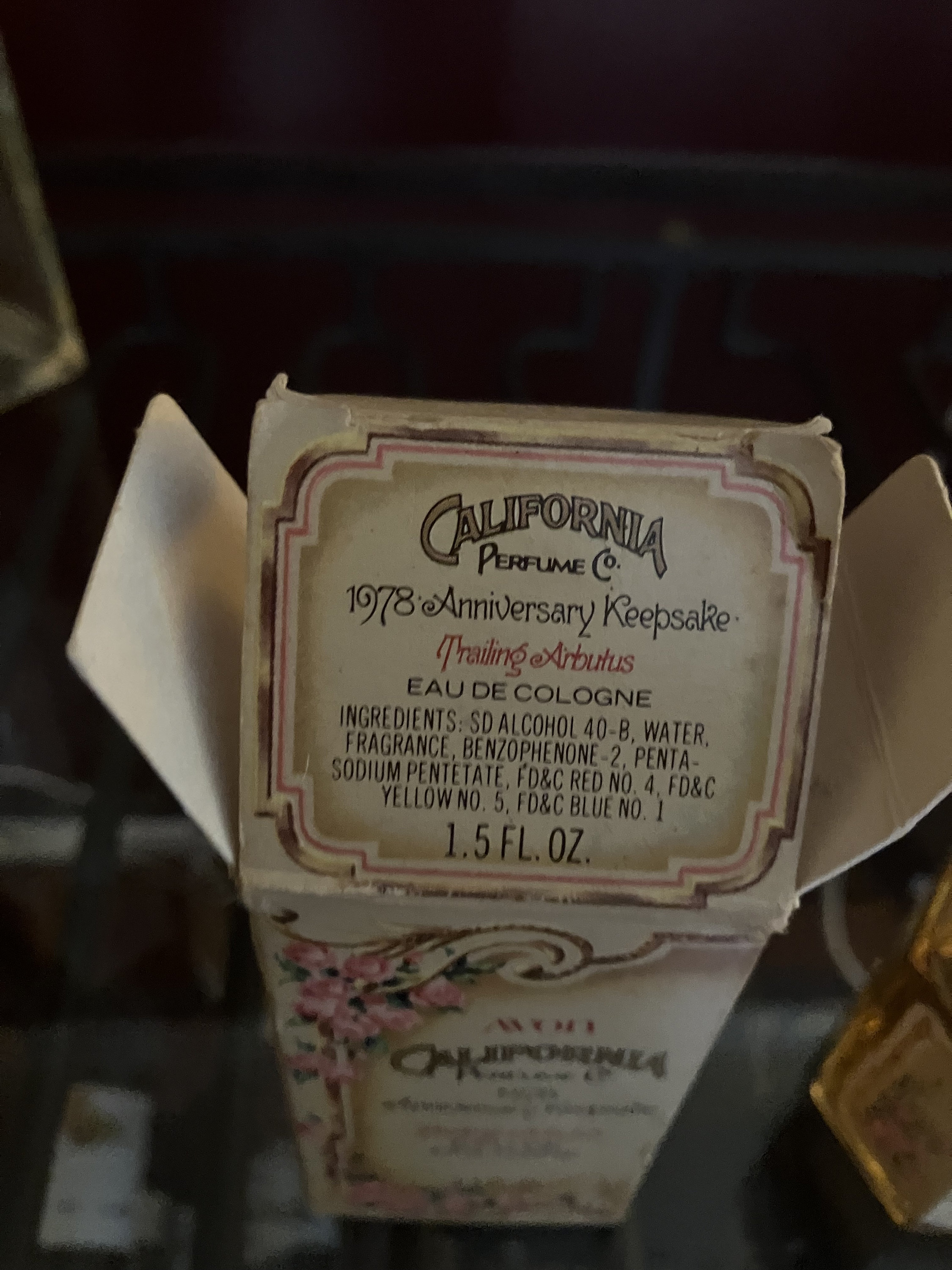 Collectible-avon California Perfume Company 1978 Anniversary Keepsake ...