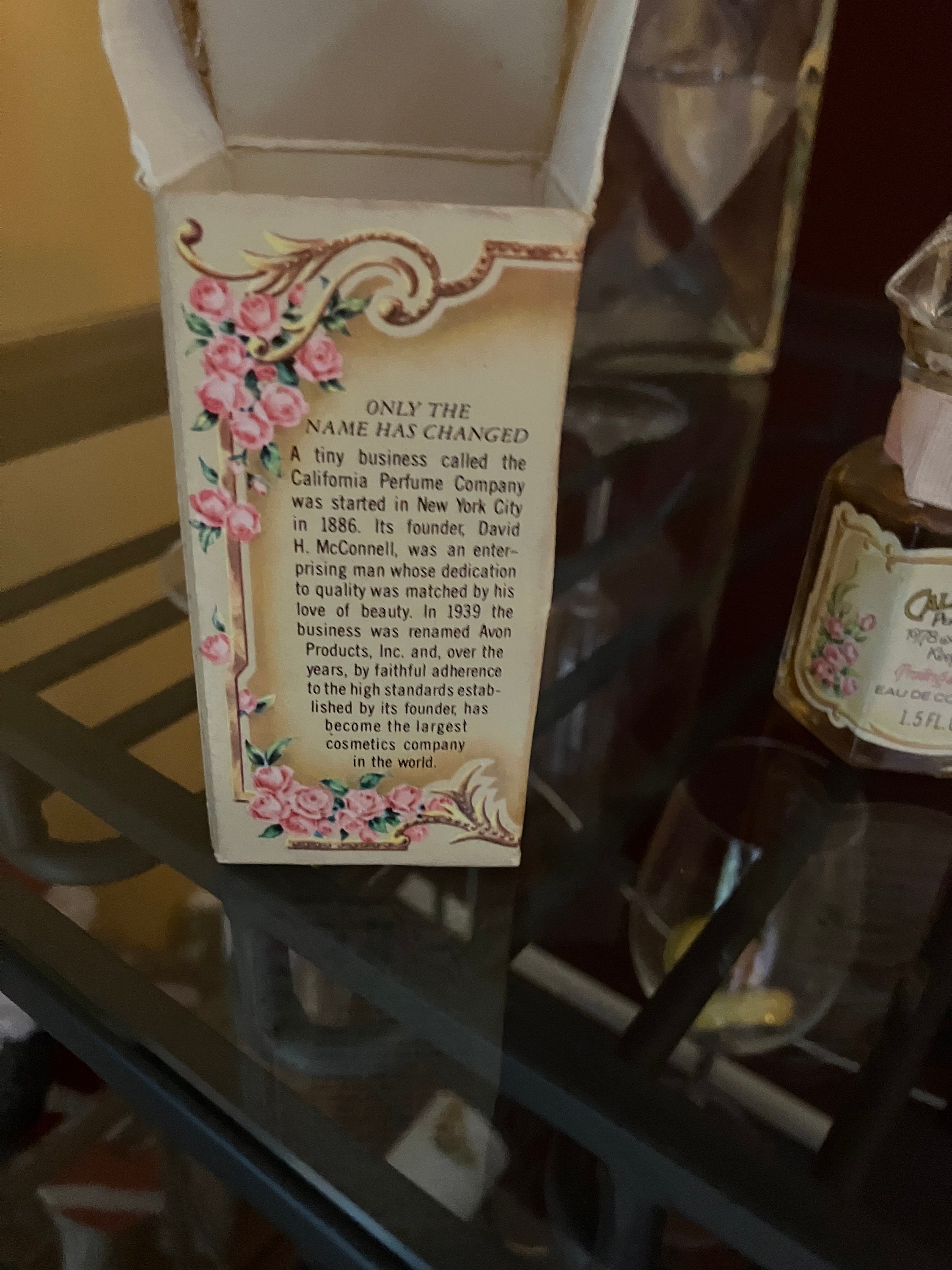 Collectible-avon California Perfume Company 1978 Anniversary Keepsake ...