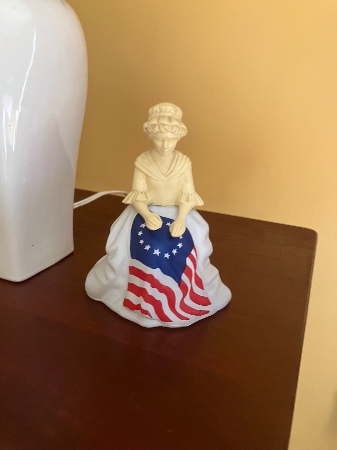 Avon Collectible Betsy Ross Figurine Made July 1976 Commemorates ...