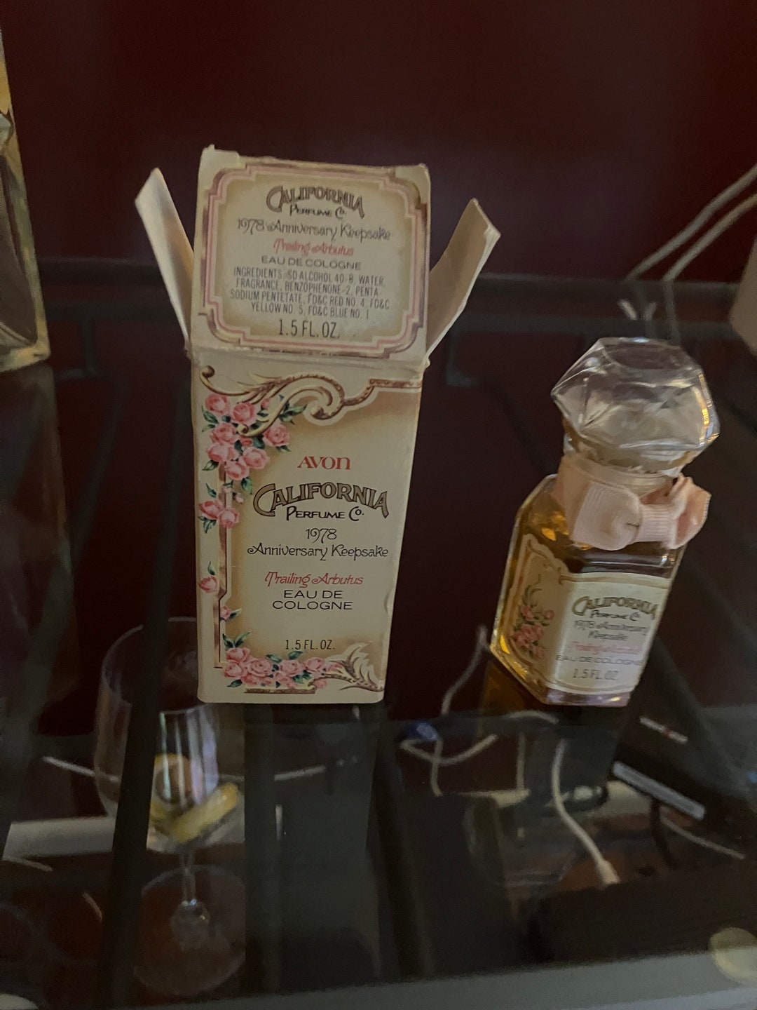 Collectible-avon California Perfume Company 1978 Anniversary Keepsake ...