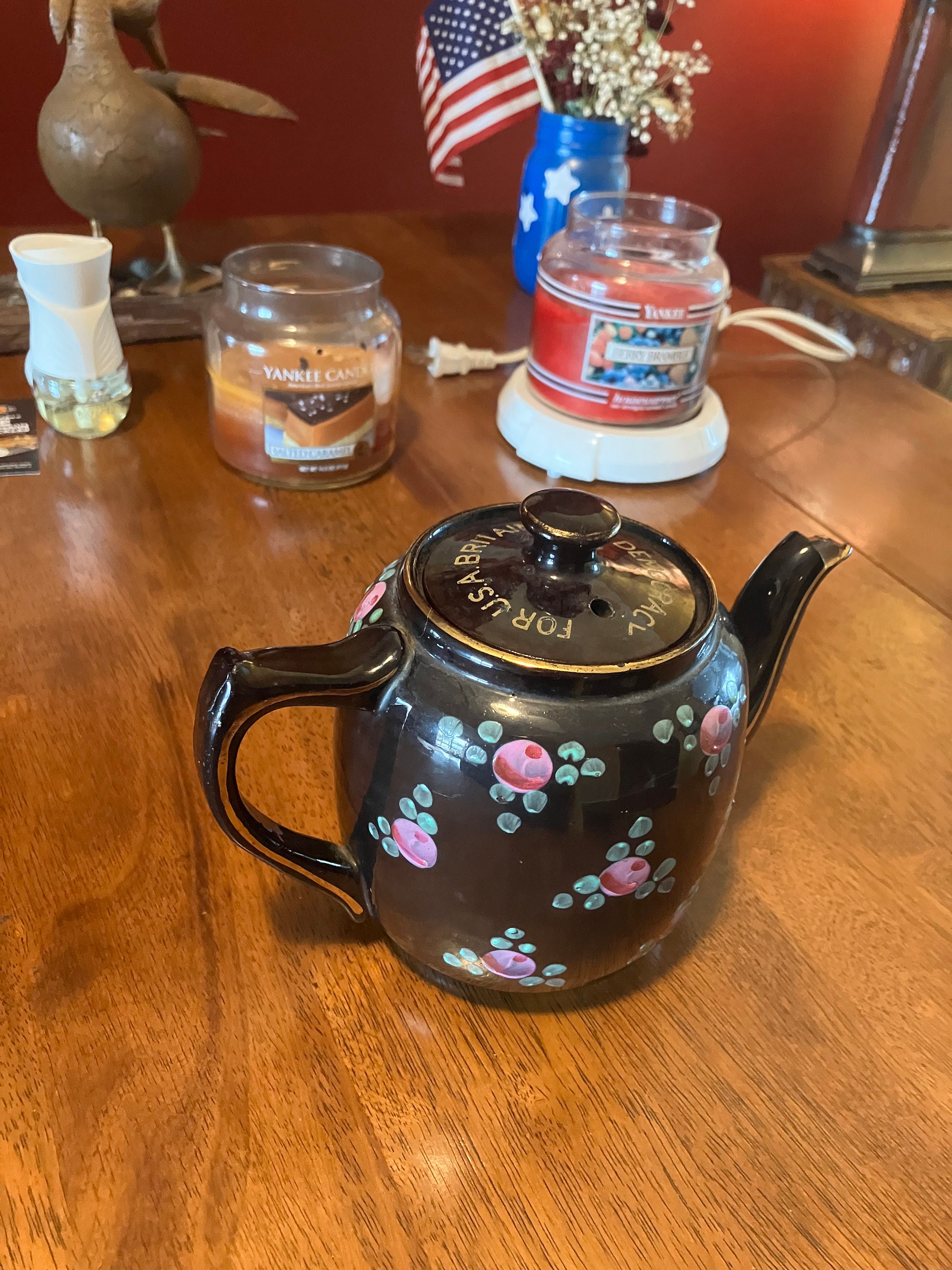 Antique Rare World War II Teapot Made in England Escorted to US by the ...