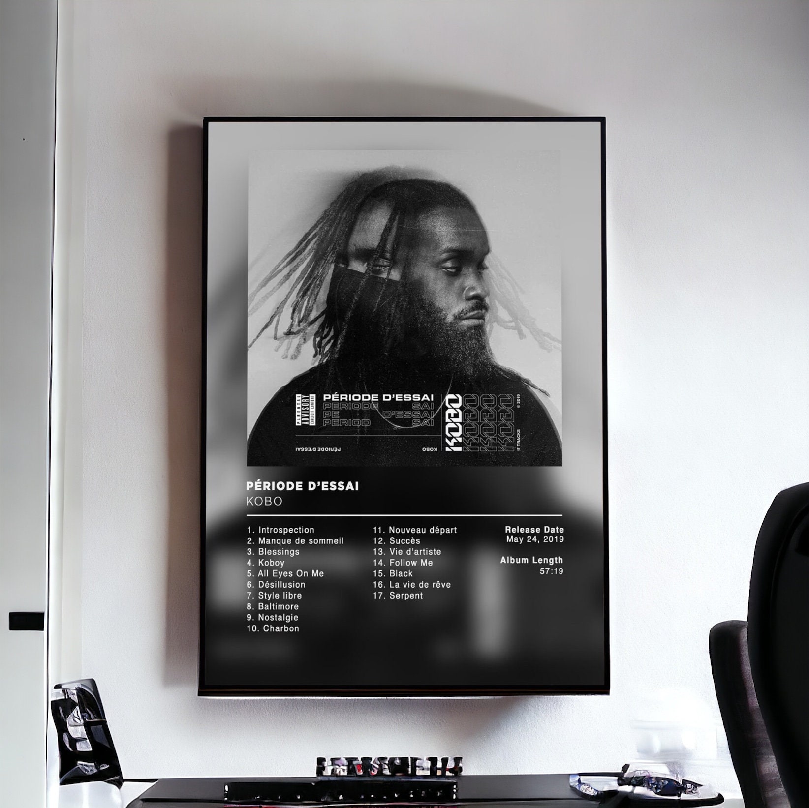 Album Poster TRIAL PERIOD by KOBO, Rap Posters, Album Cover, Album Wall ...