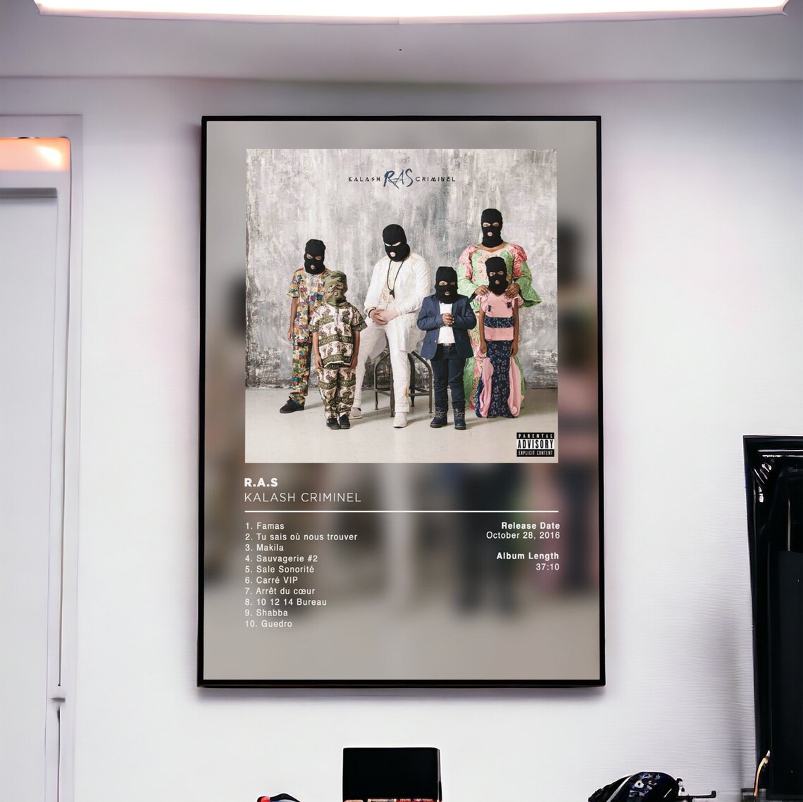 Album Poster RAS by KALASH CRIMINEL, Rap Posters, Album Cover, Album ...