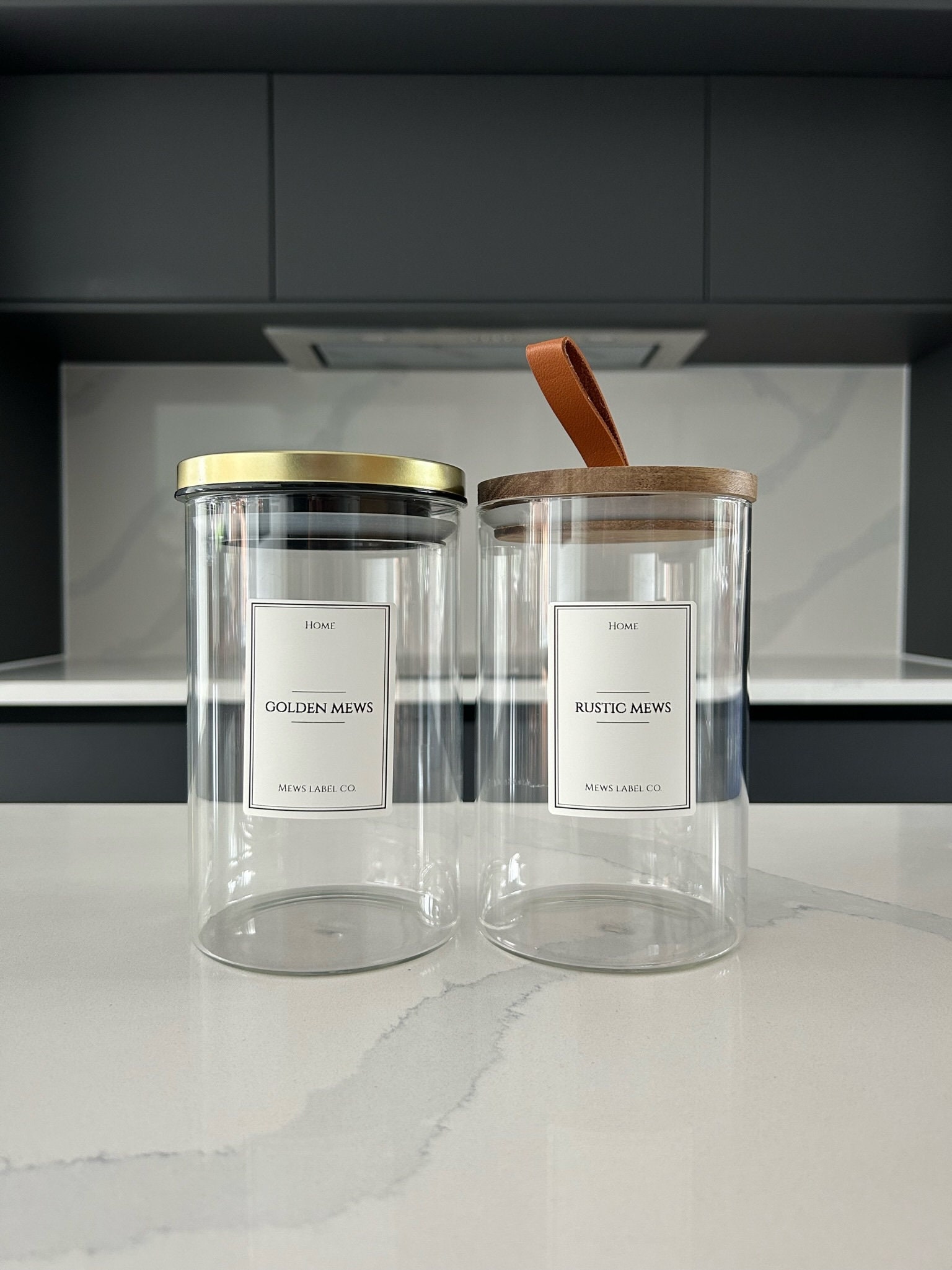 Wellness Jars Glass Pantry Jar, Airtight Food Container, Storage ...