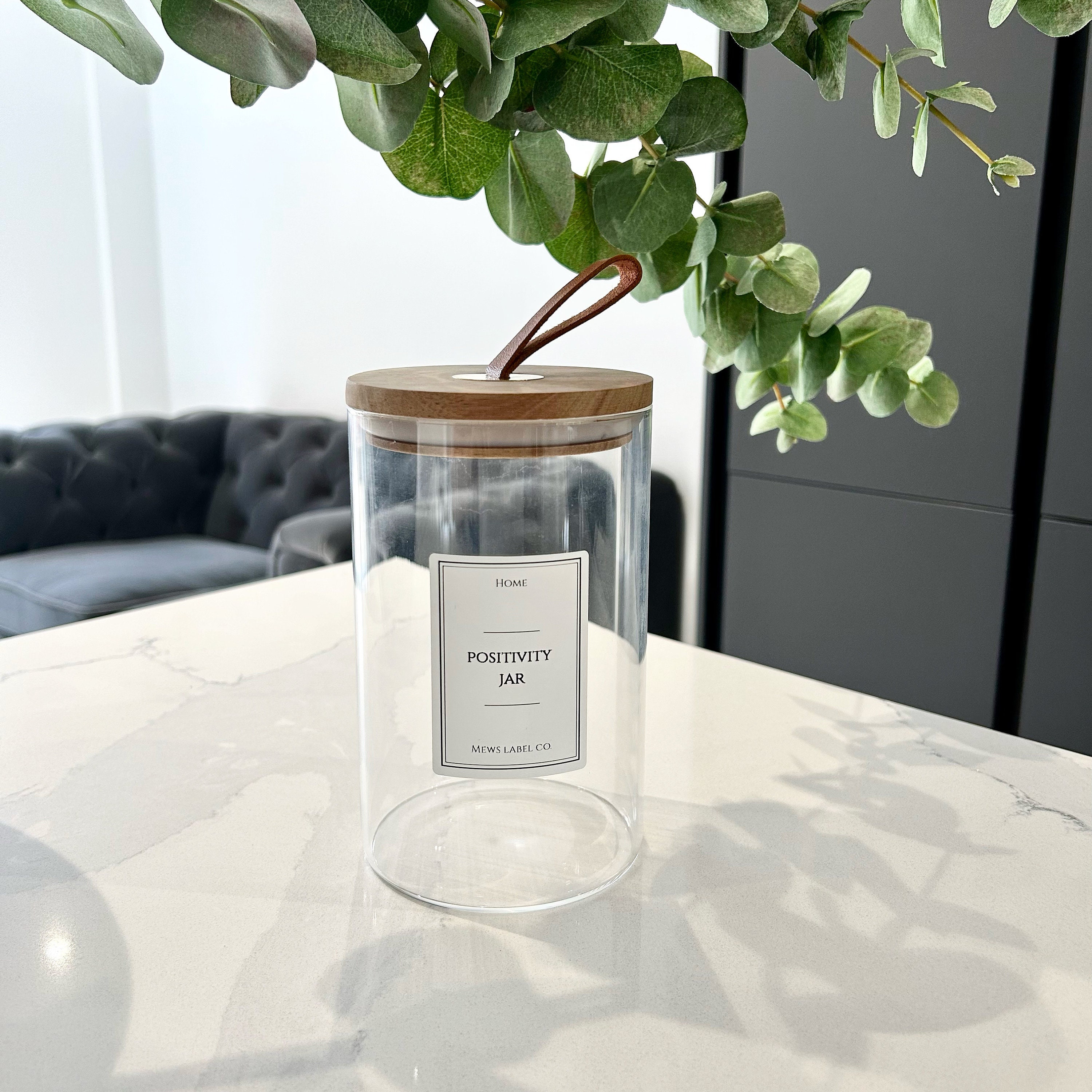 Wellness Jars Glass Pantry Jar, Airtight Food Container, Storage ...