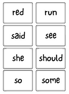 200 Printable Sight Words Flashcards for Preschool, Kindergarten, 1st ...