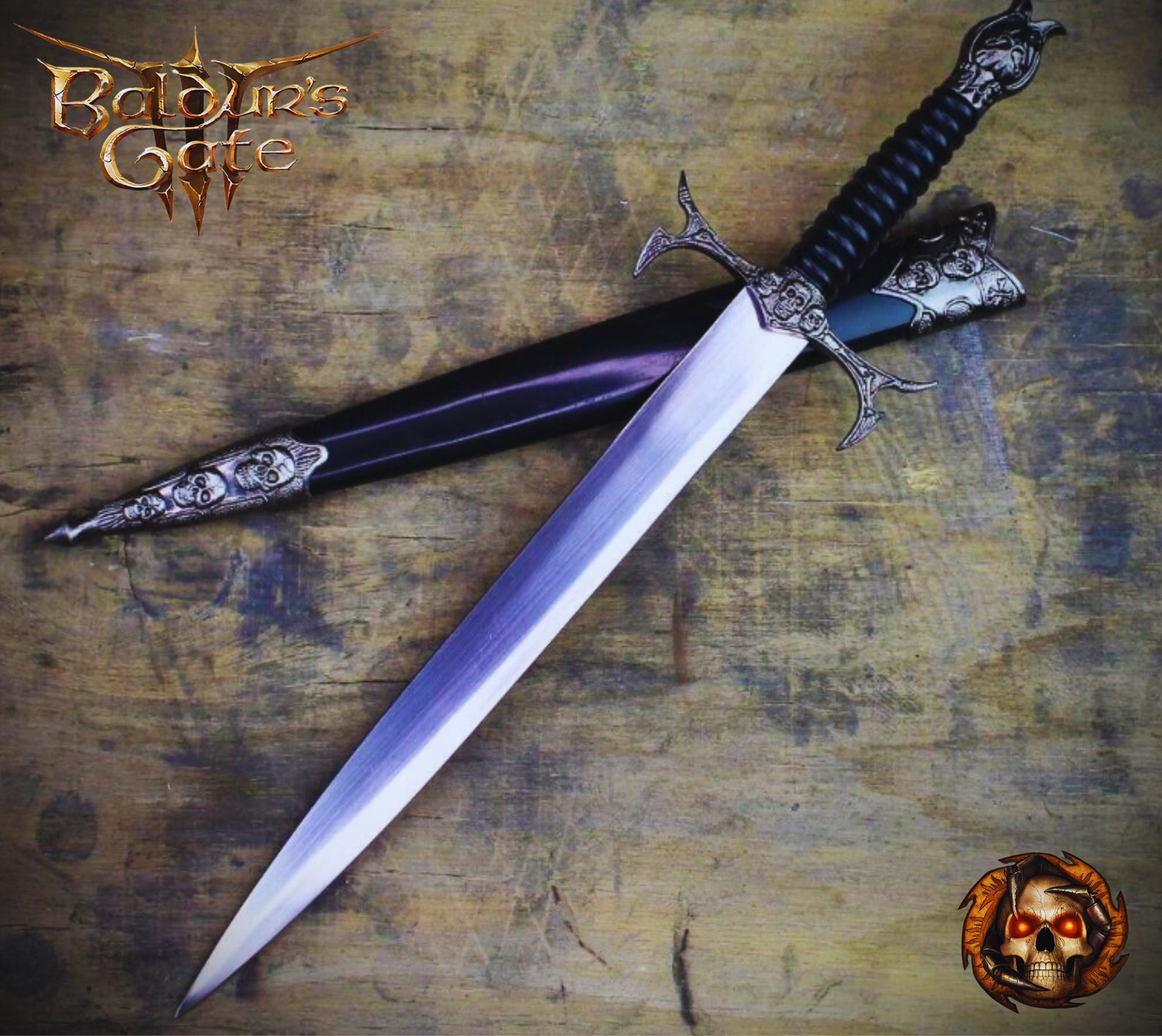 Baal Inspired Handmade Dagger Baldur's Gate 3 Design, Baldur's Gate 3 ...