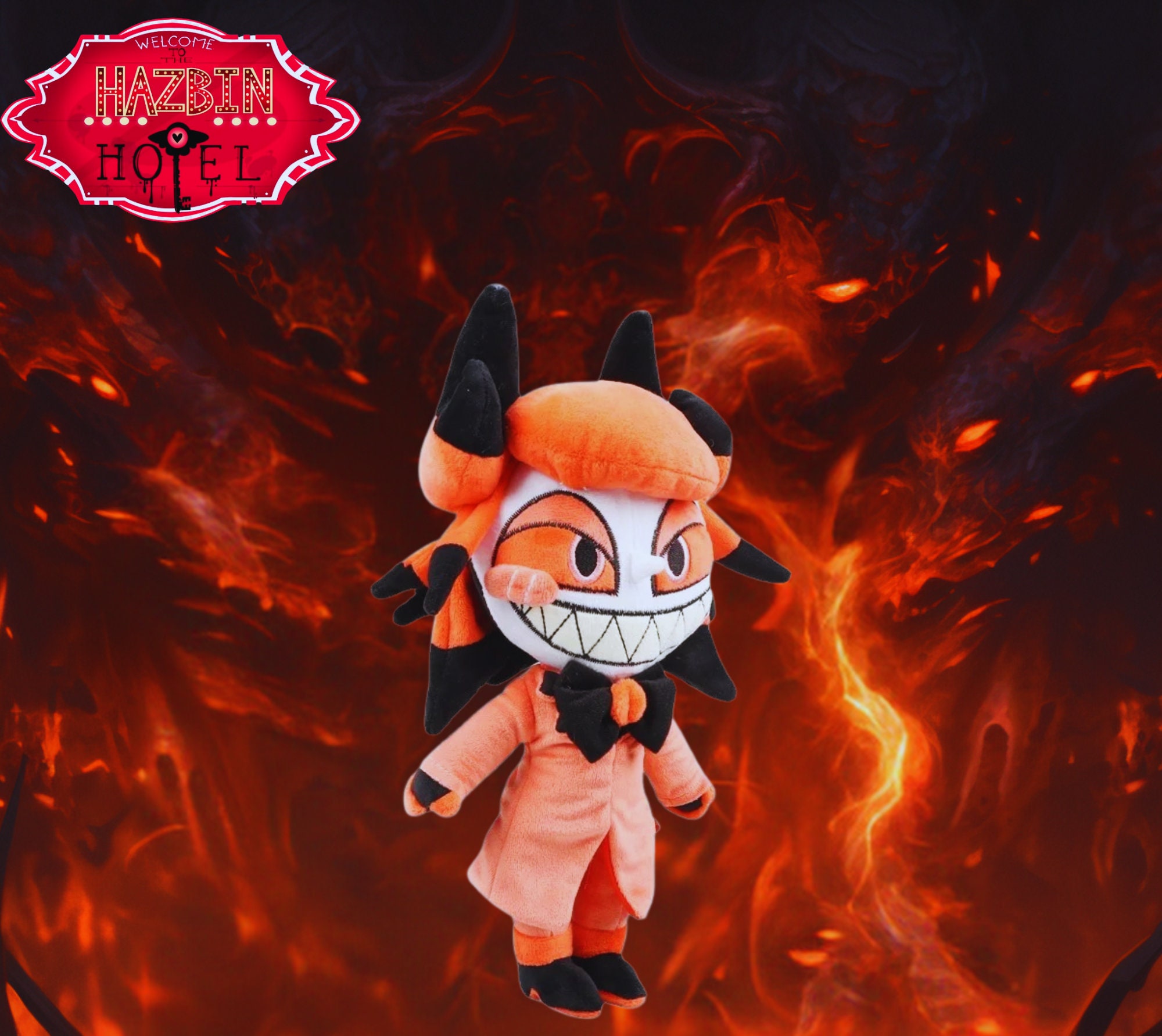 Hazbin Hotel Alastor Radio, Alastor Plush, Alastor Plushie, Hazbin ...