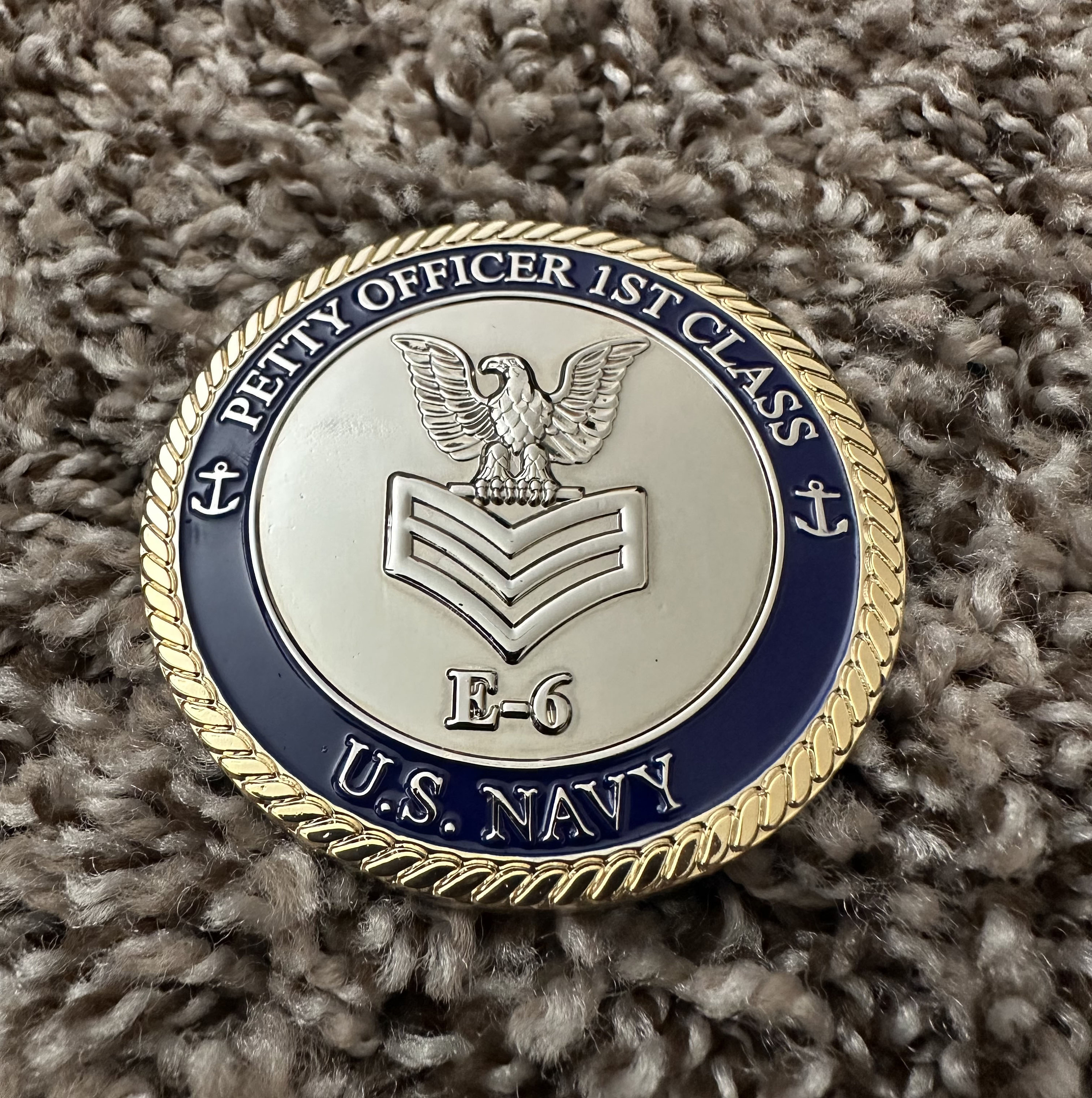 Navy Challenge Coins | Petty Officer PO1 PO2 PO3 | Military Rank Coin ...