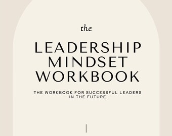 Leadership Mindset Workbook, Success Planner and Journal Template ...
