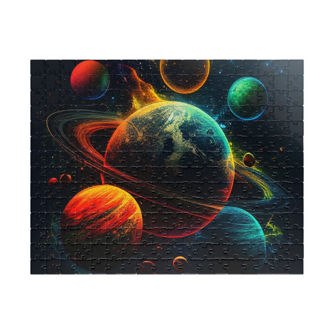 Custom Solar System Puzzle (110, 252, 500, 1014-piece) - Etsy