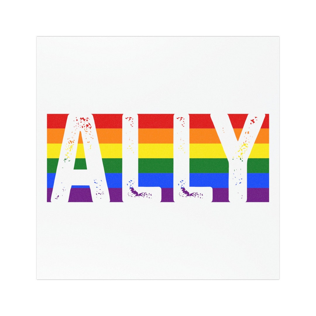 Custom Pride Ally Car Magnet - Etsy