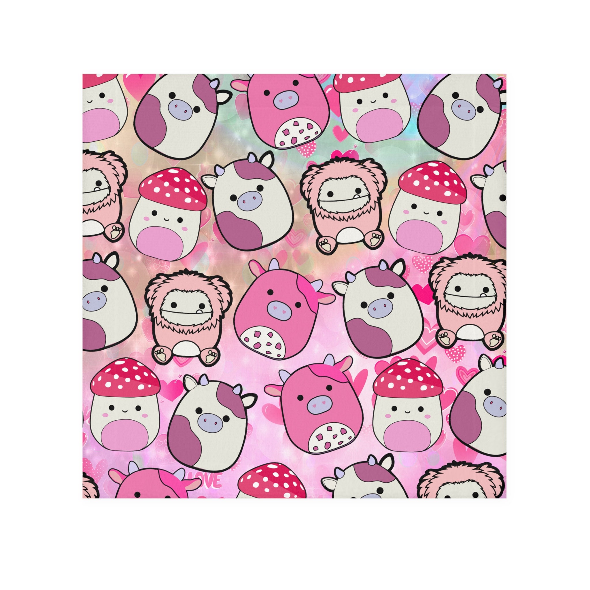 Custom Squishmallows Face Towel - Etsy