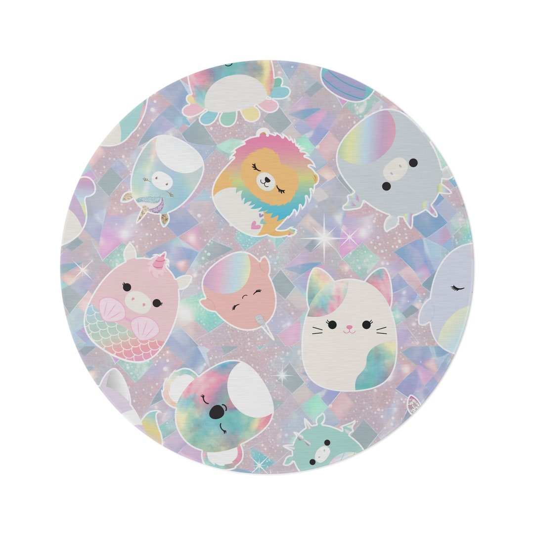 Custom Squishmallows Round Rug - Etsy