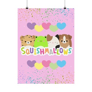 Custom Squishmallows Matte Vertical Posters - Etsy