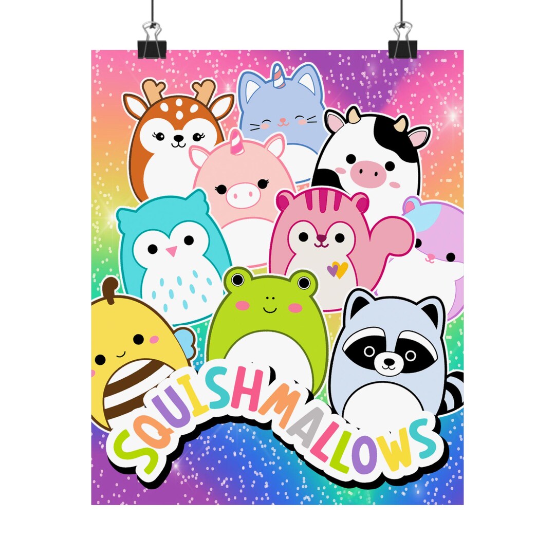 Custom Squishmallows Matte Vertical Poster - Etsy UK