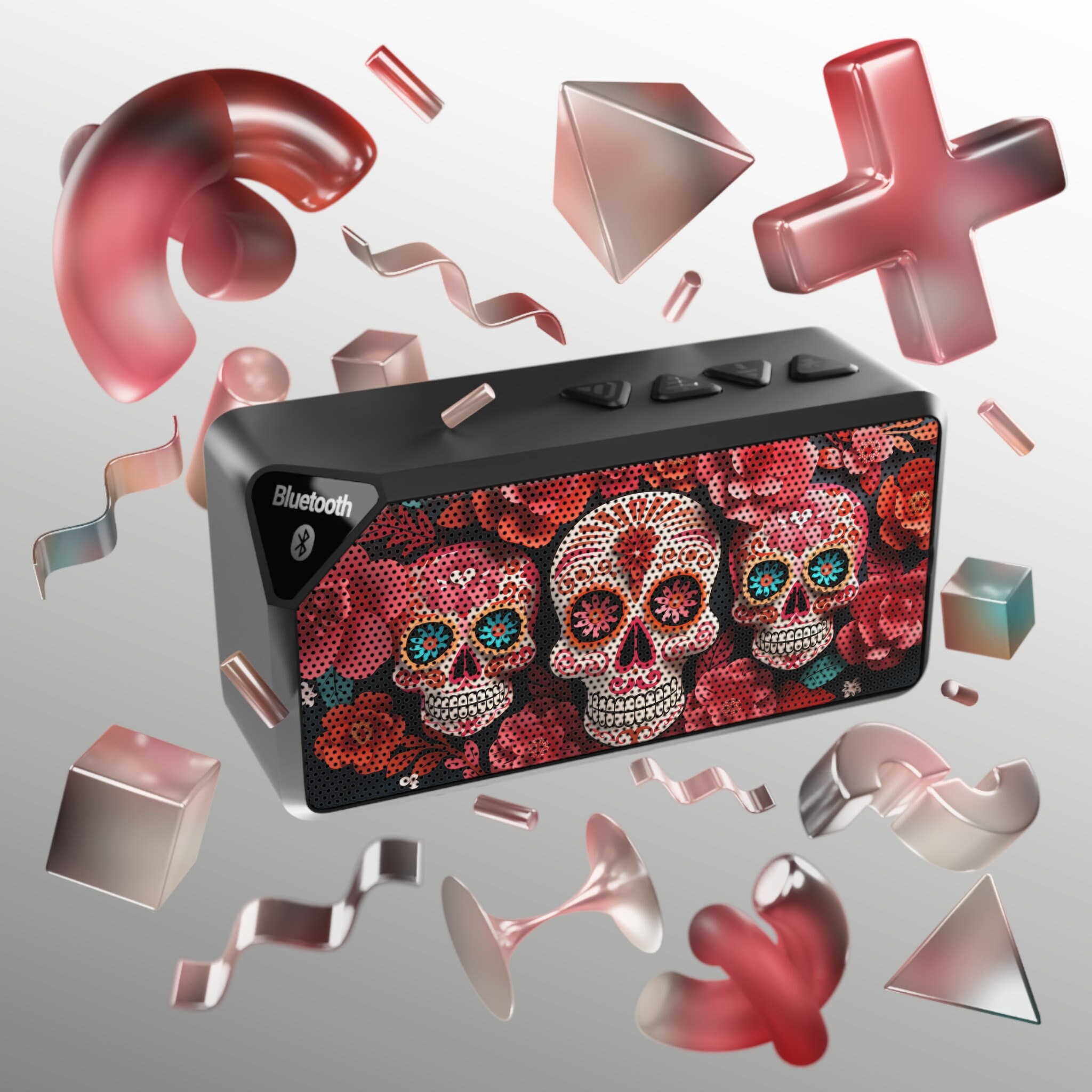 Custom Sugar Skull Jabba Bluetooth Speaker - Etsy