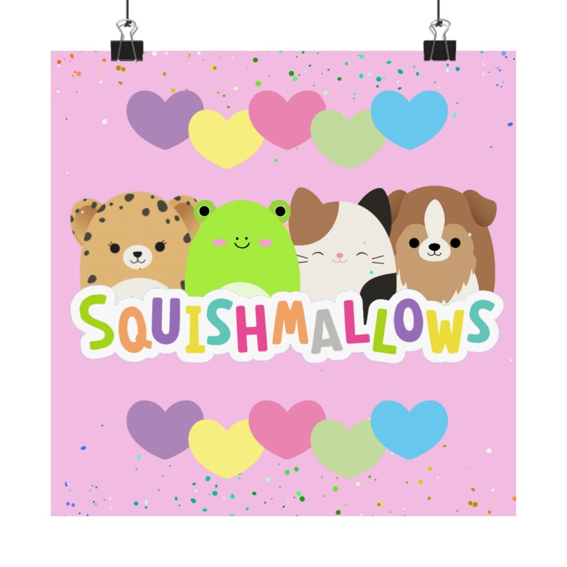 Custom Squishmallows Matte Vertical Posters - Etsy