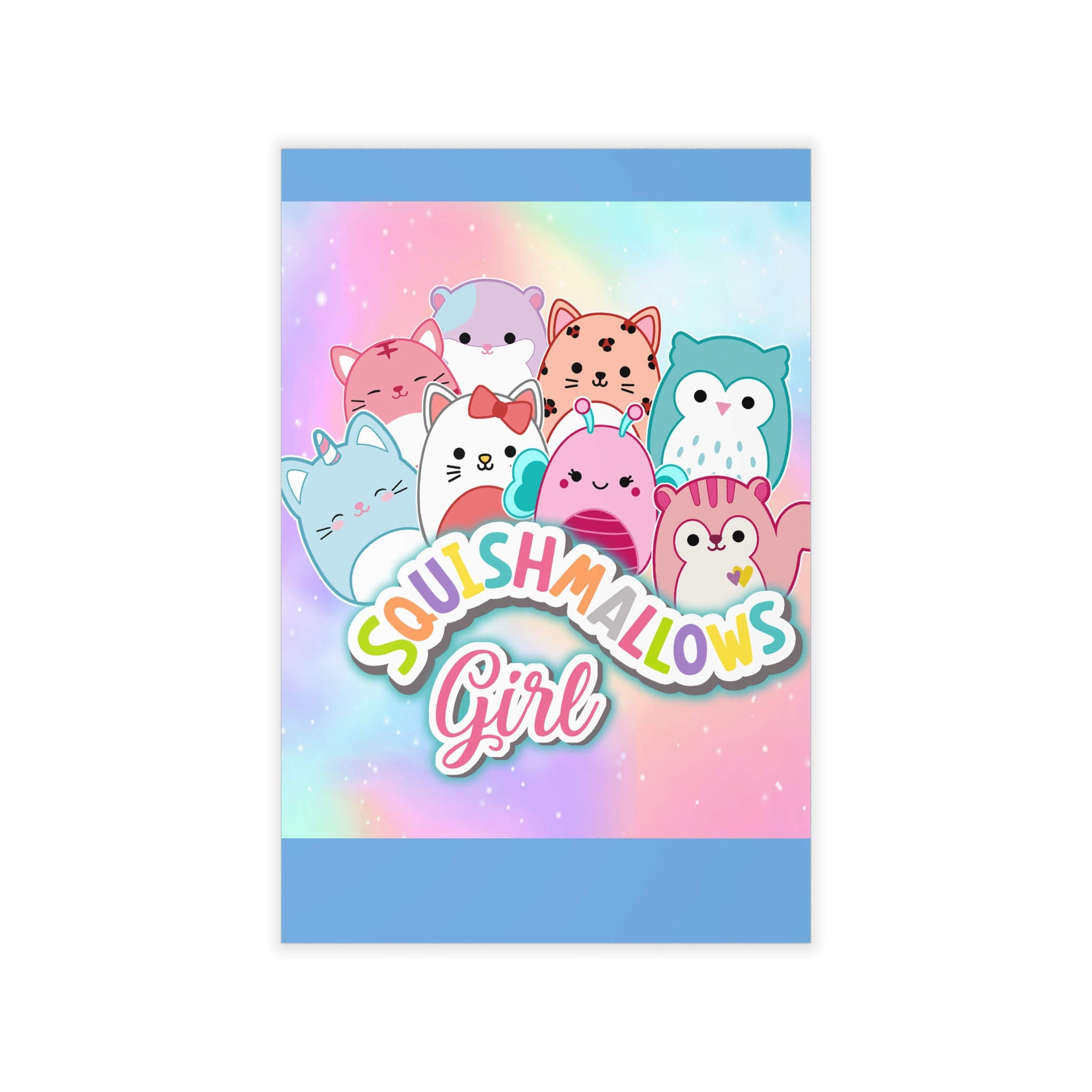 Custom Squishmallows Wall Decal - Etsy