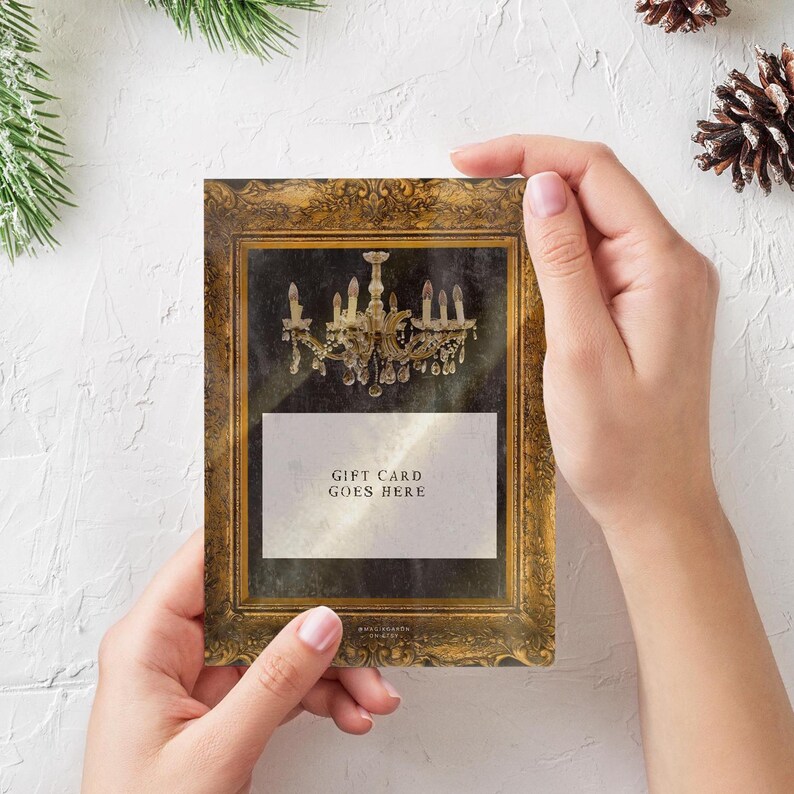 PRINTABLE Phantom of the Opera Christmas Gift Card Holder, Digital ...