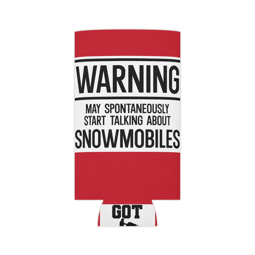 Snowmobile Can Cooler - Etsy