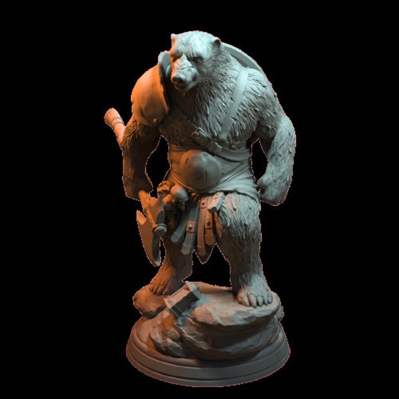 Bear Monster Dark Fantasy Dnd Dungen and Dragons - Etsy