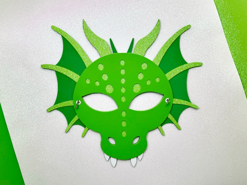 Dragon Mask for Kids and Adult in Many Colors, Pretend Play Dragon ...