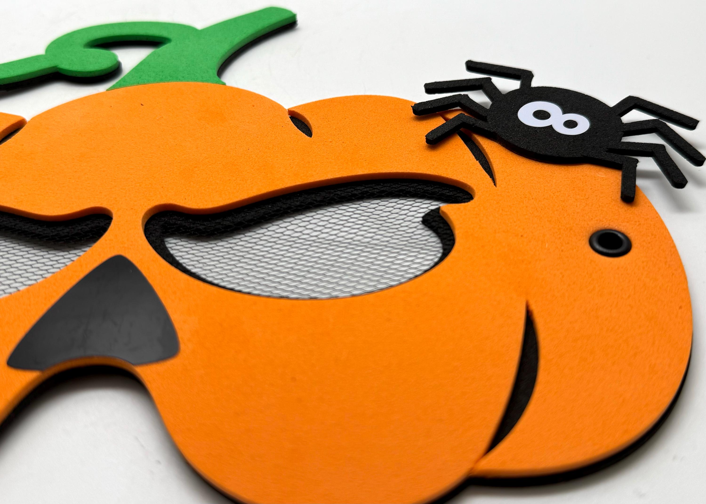 Pumpkin Mask, Pumpkin Head Party Mask for Kids and Adult, Halloween ...