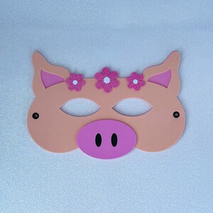 Pig Mask, Pig Party Mask for Kids and Adult, Halloween Dress up Costume ...