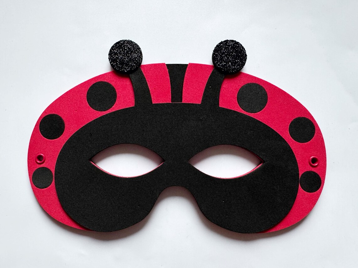 Ladybug Mask, Ladybug Party Mask for Kids and Adult, Halloween Dress up ...