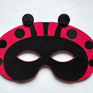 Ladybug Mask, Ladybug Party Mask for Kids and Adult, Halloween Dress up ...