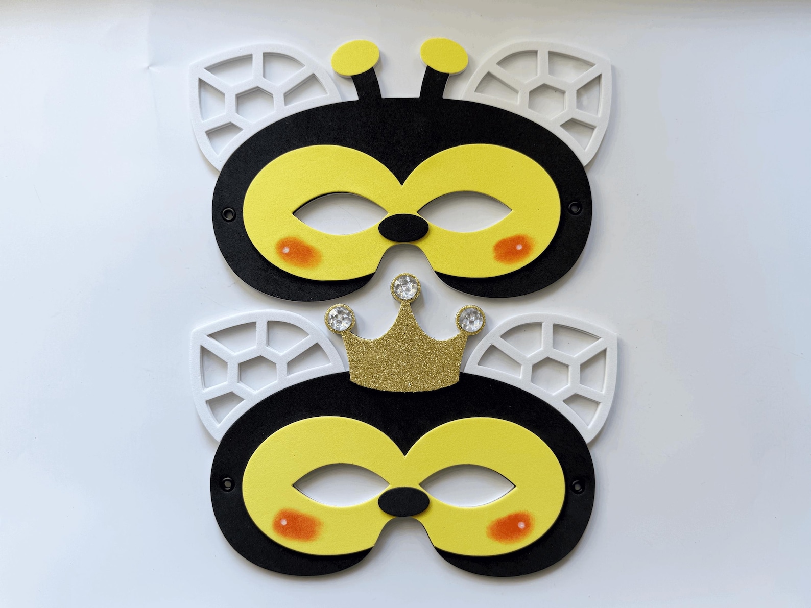 Bee Mask, Queen Bee Party Mask for Kids and Adult, Halloween Dress up ...