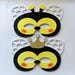 Bee Mask, Queen Bee Party Mask for Kids and Adult, Halloween Dress up ...