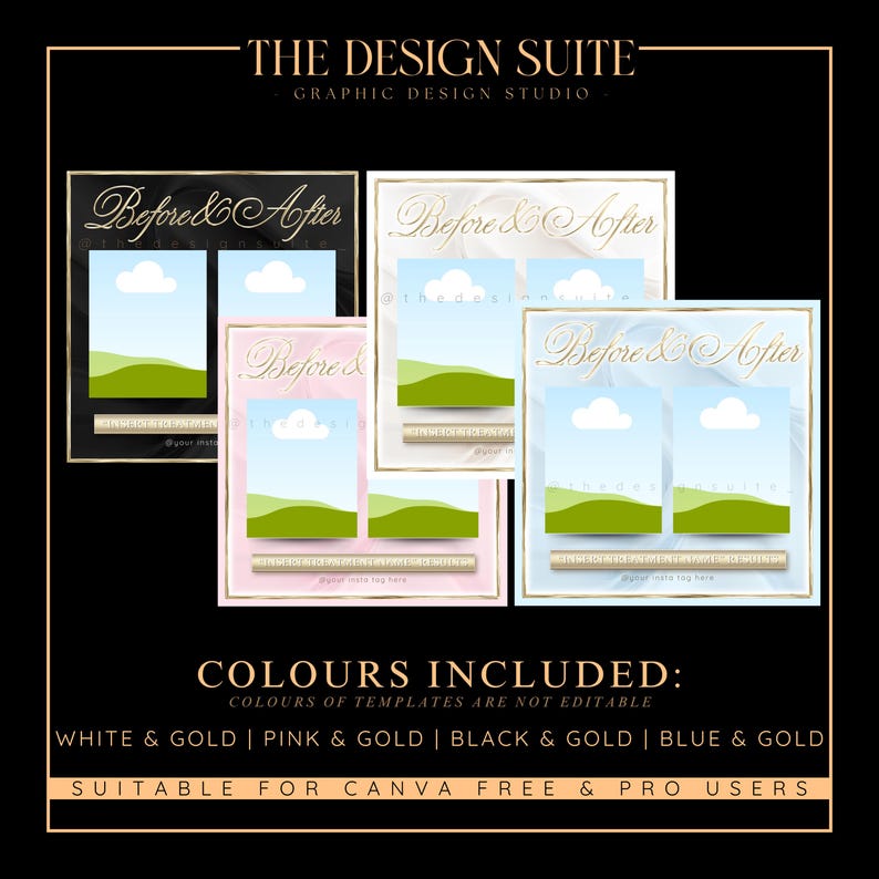 Before and After Post, Beauty Salon Canva Templates, Social Media Post ...