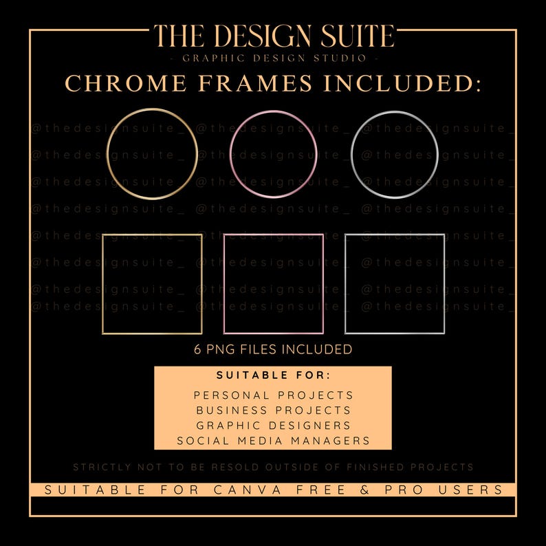 Chrome Frame Collection, PNG Clipart, Social Media, High Quality PNG ...