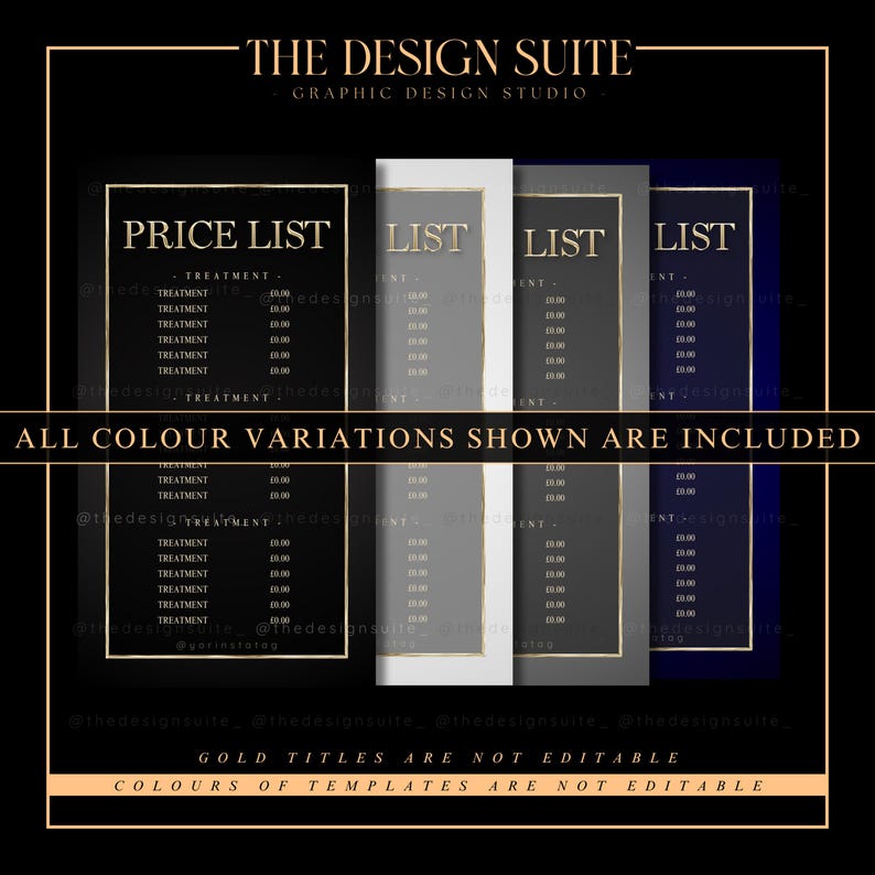 Gold Price List Editable Story Canva Templates, Social Media Post ...