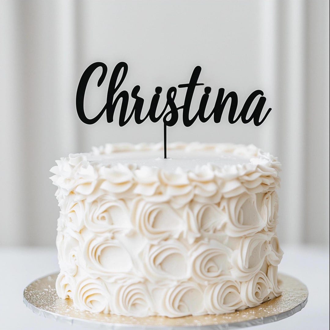 Custom Cake and Cupcake Toppers | Personalized Party Decorations for ...