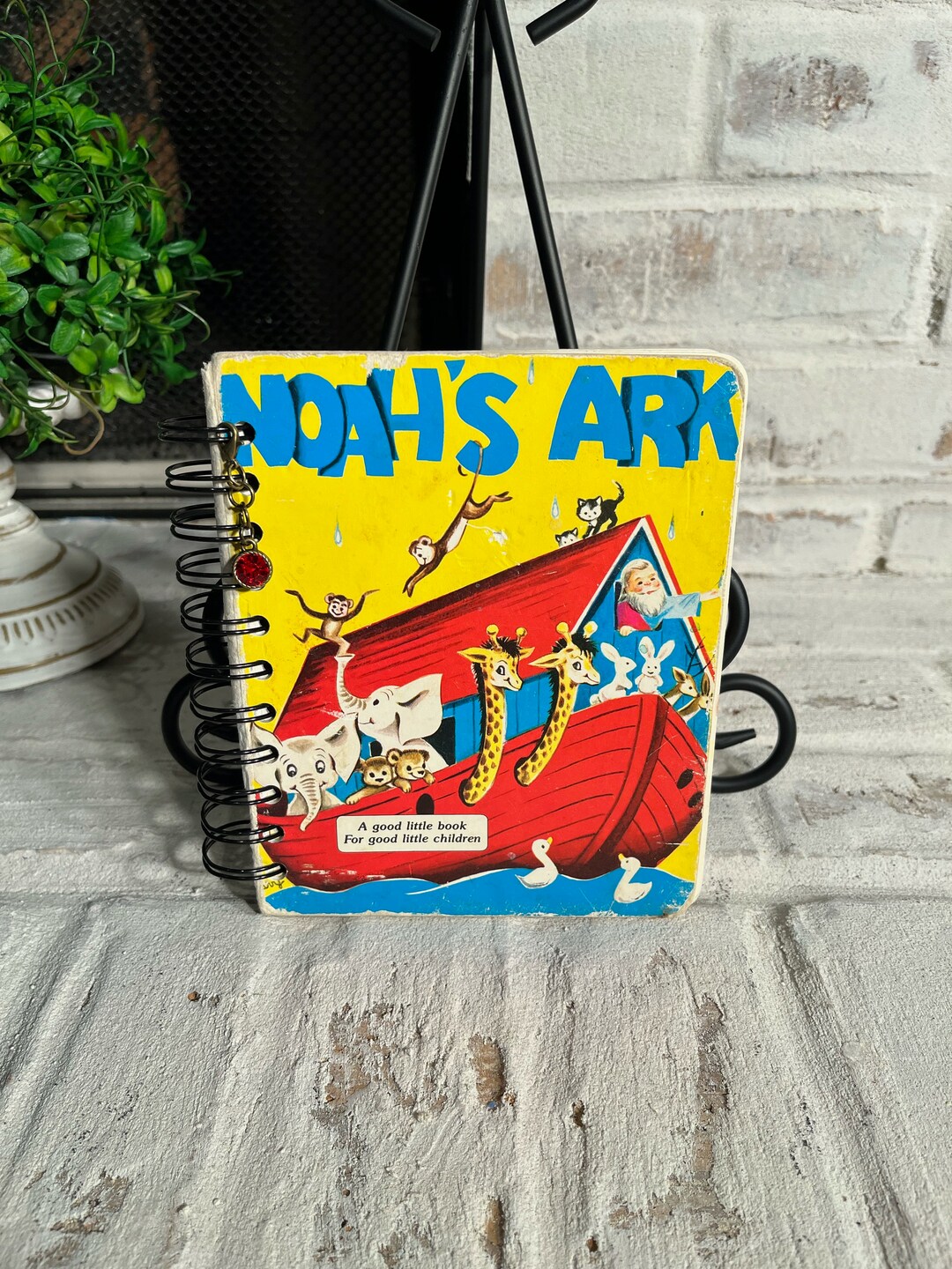 Vintage Story Board Book Journal, Noah's Ark - Etsy