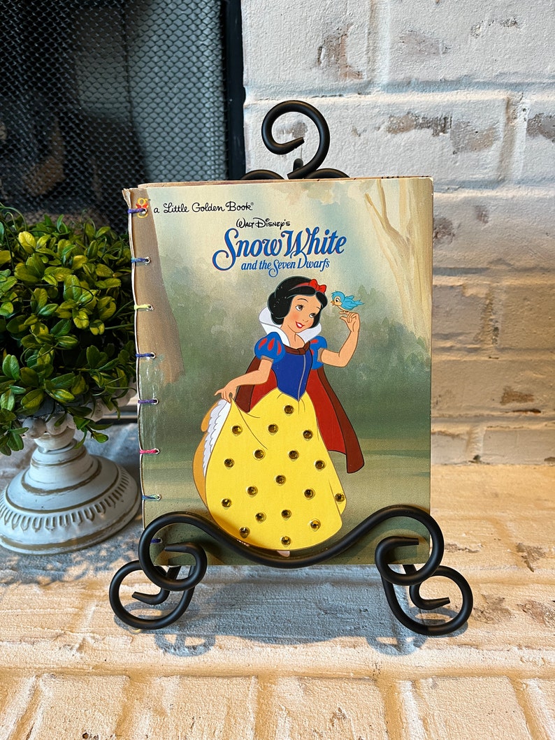 Vintage little Golden Book Journal, snow White - Etsy