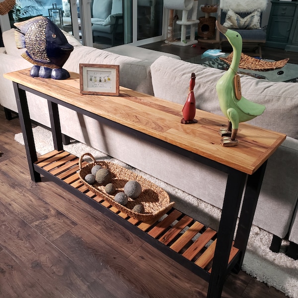 Rustic Sofa Table - Etsy