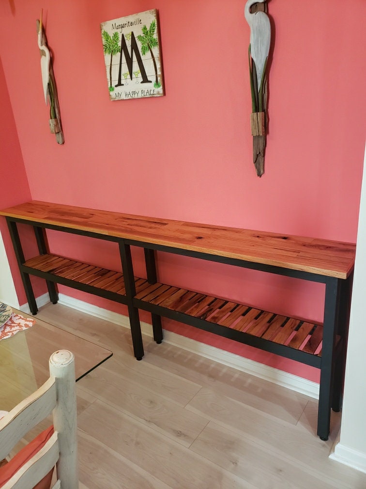 Farmhouse Style Rustic Sofa Table - Etsy