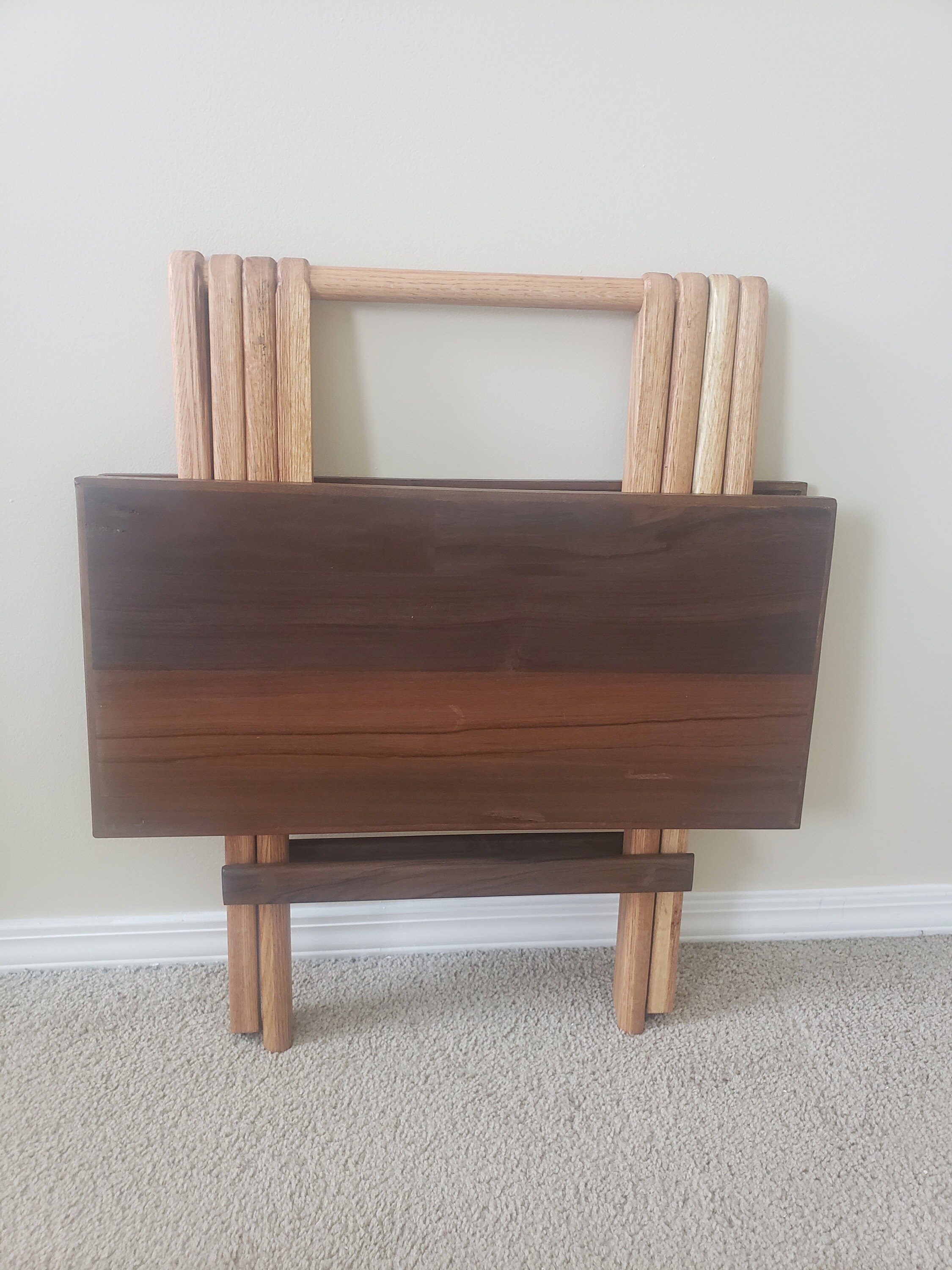 Folding Wood Table, TV Table, Side Table, Tv Tray, Portable Table - Etsy