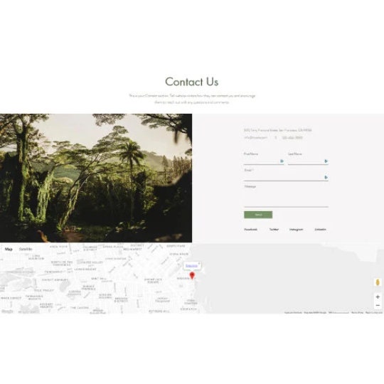 WIX Website Template | 4 Page Website | Climate Change Non-profit ...