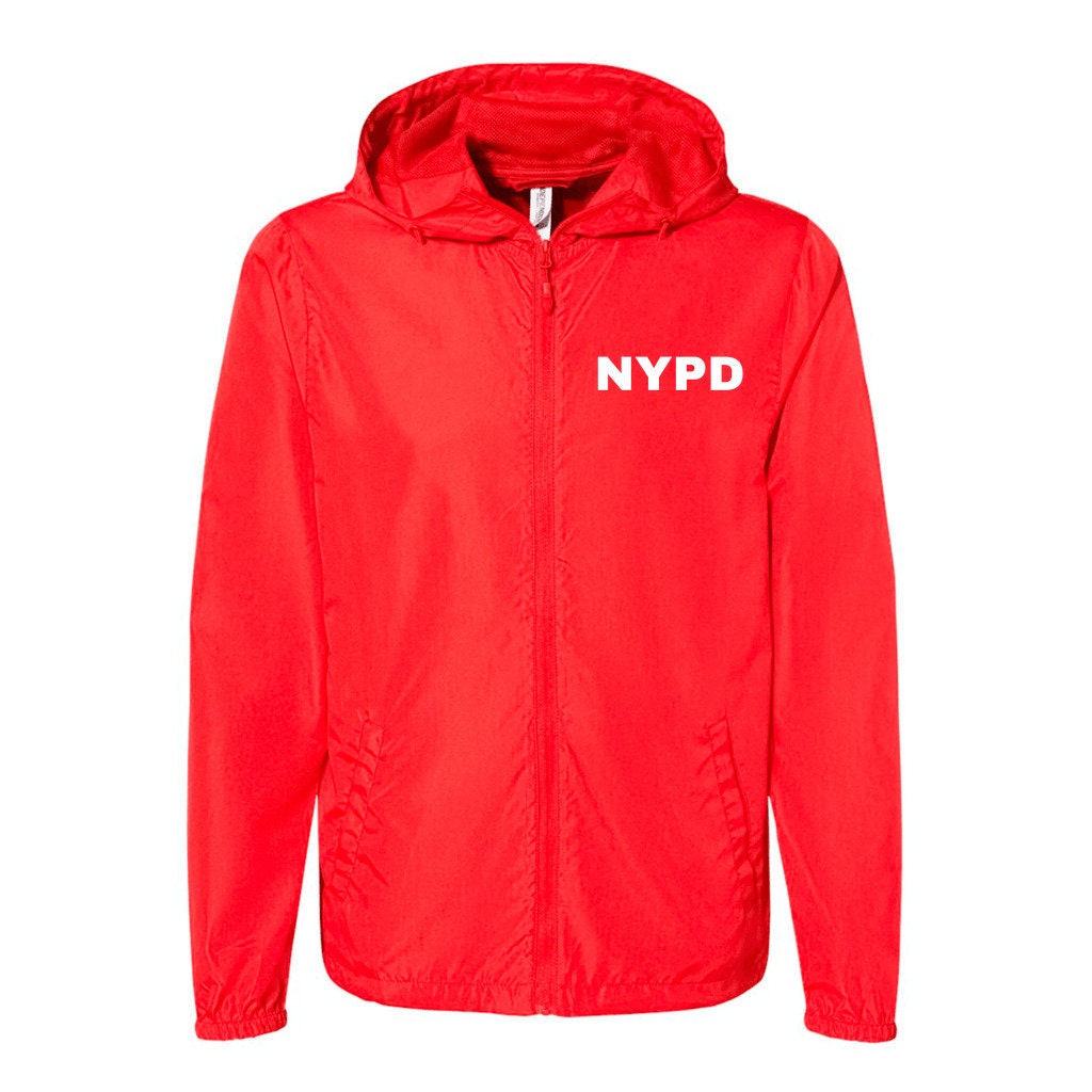 Unisex Lightweight Windbreaker Full-zip Jacket NYPD Jacket New - Etsy