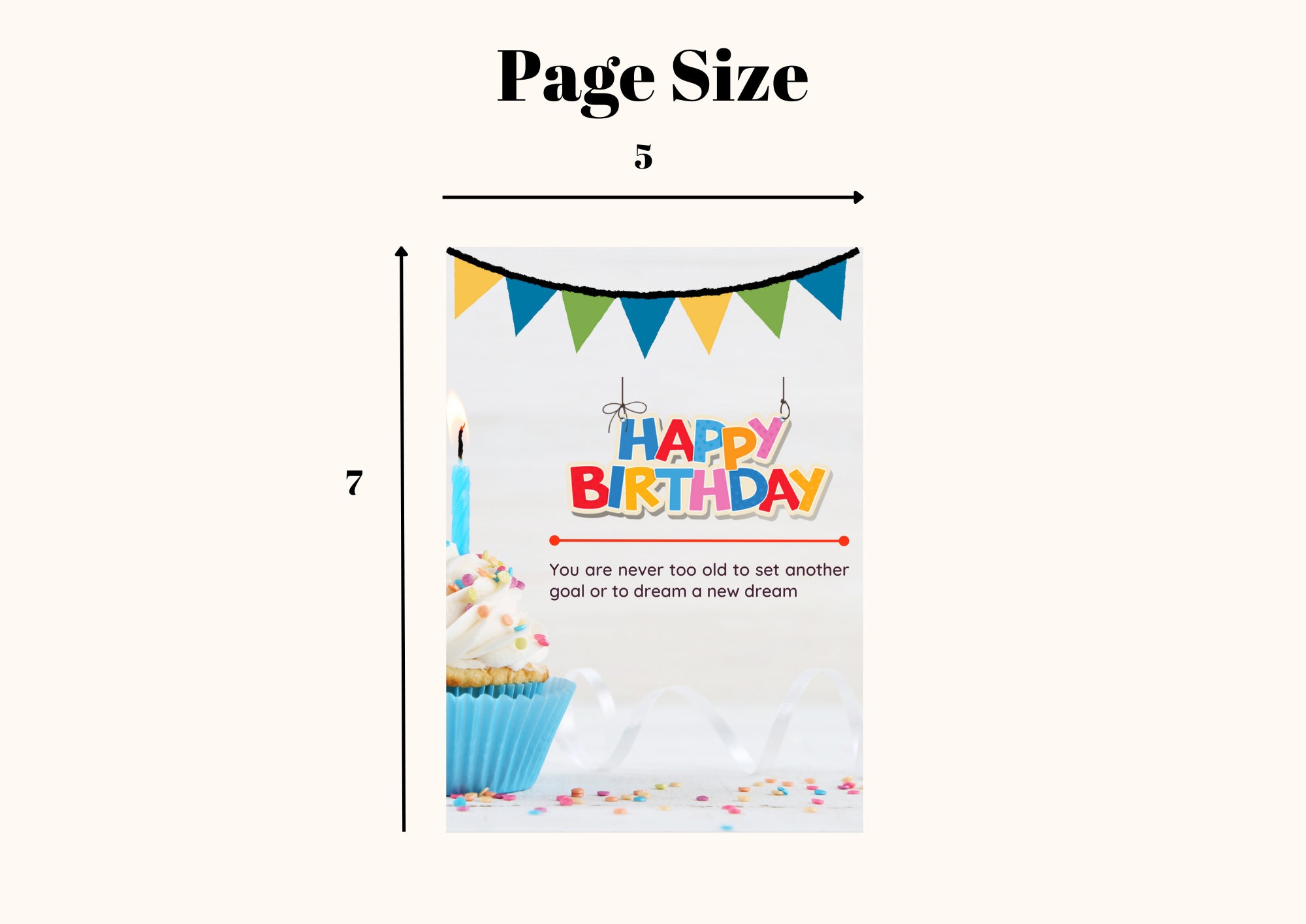 Printable Birthday Card Package | Instant Download | 5x7 Inch Cards for ...