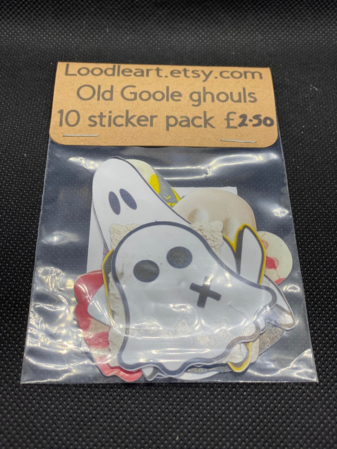Old Goole Ghouls Glossy 10 Sticker Pack Ghosts Stickers - Etsy