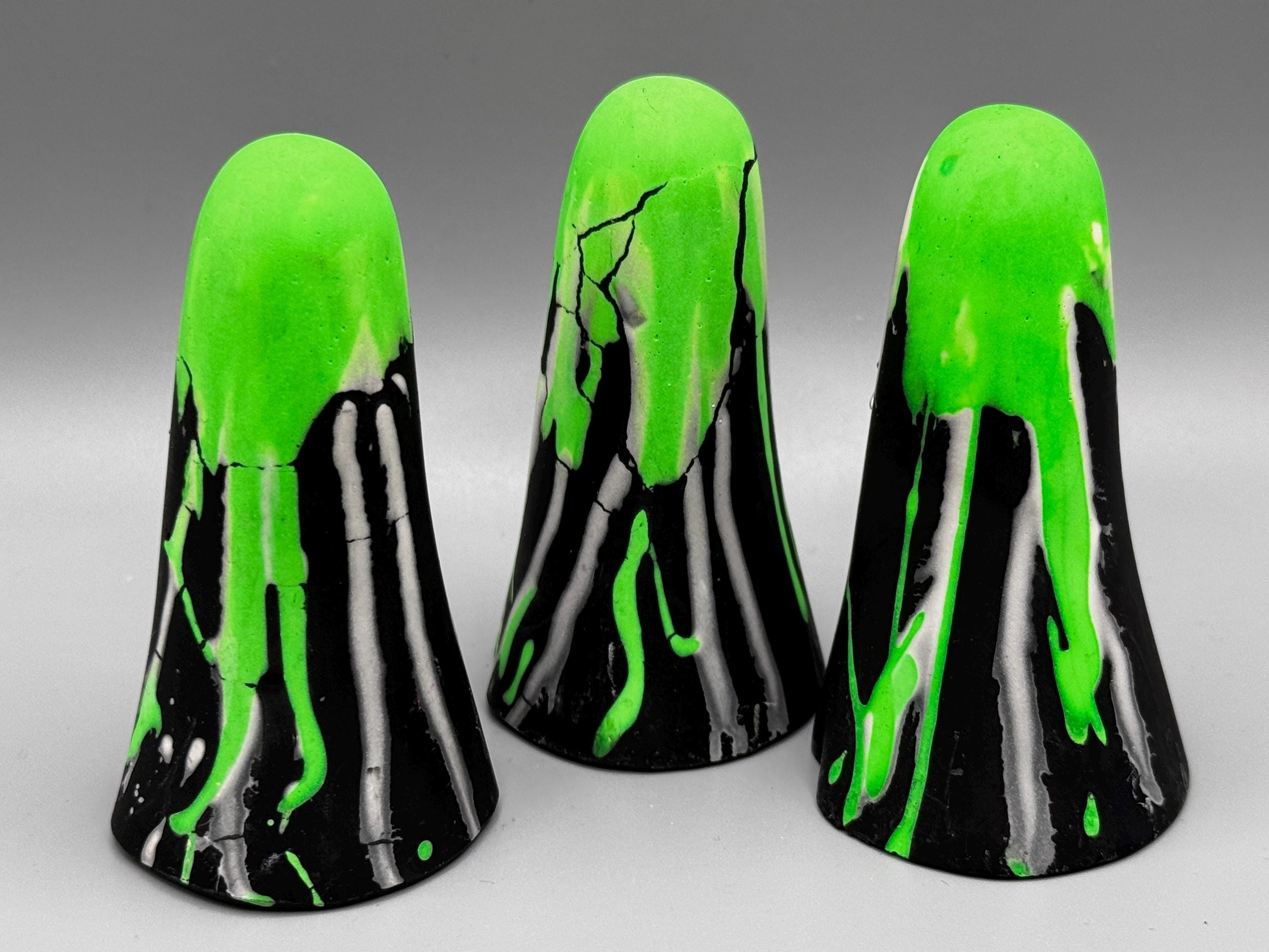 Cross Your Heart Ghosts - Beetlejuice Inspired Ghost - Green, White ...