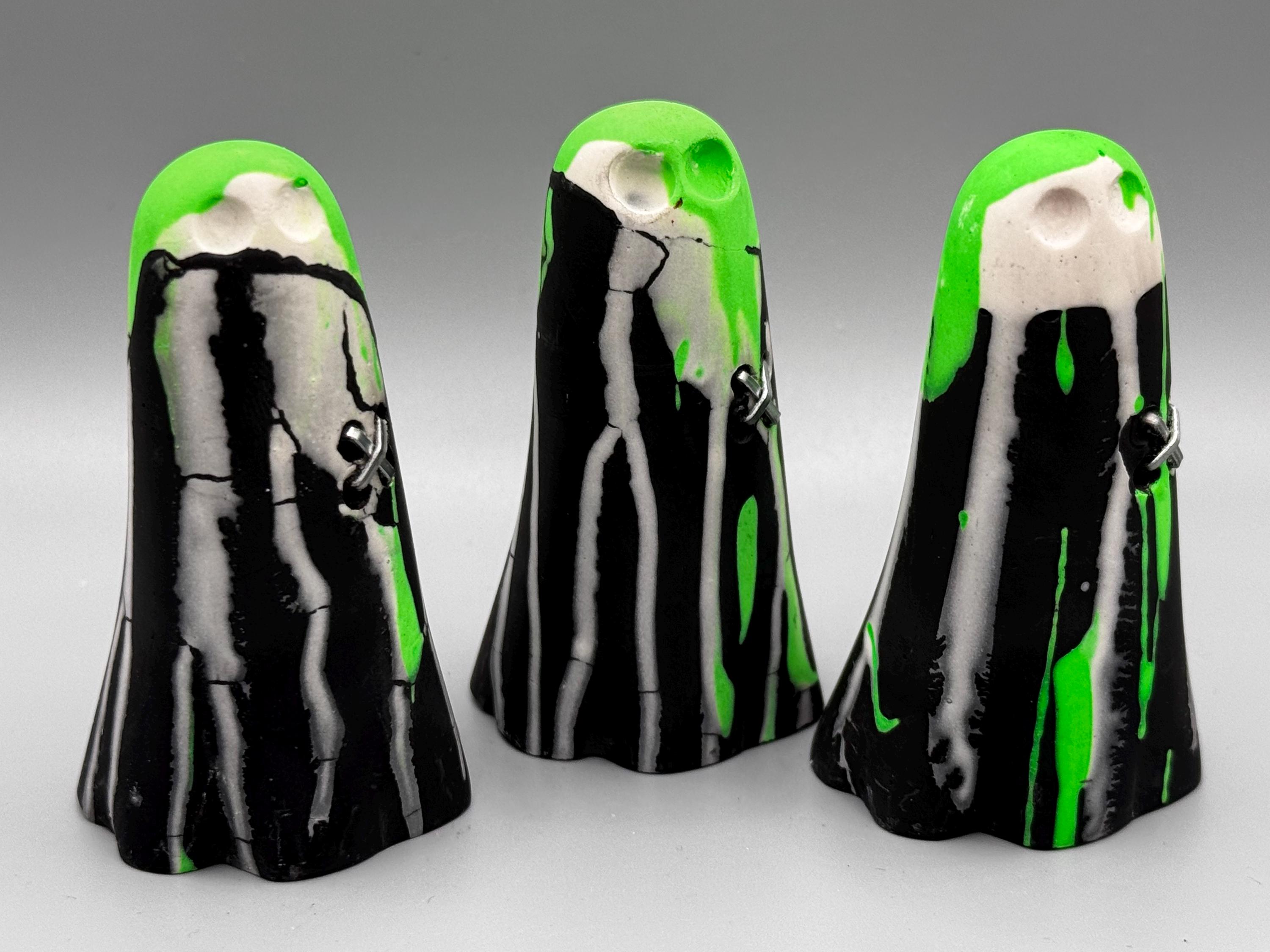 Cross Your Heart Ghosts - Beetlejuice Inspired Ghost - Green, White ...