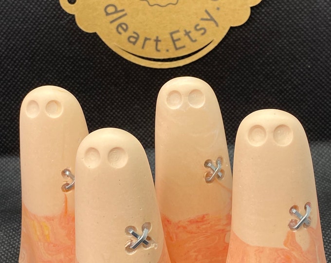 Old Goole Ghouls - Peaches - 2 Tone Peach Ghost - Etsy